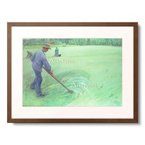 作家名:カール・ラーションスウェーデンの画家Artist:Larsson, Carl,1853-1919 Imagetitle:  Harvesters. 1915 Medium:  body colour,pencil, pen on p...