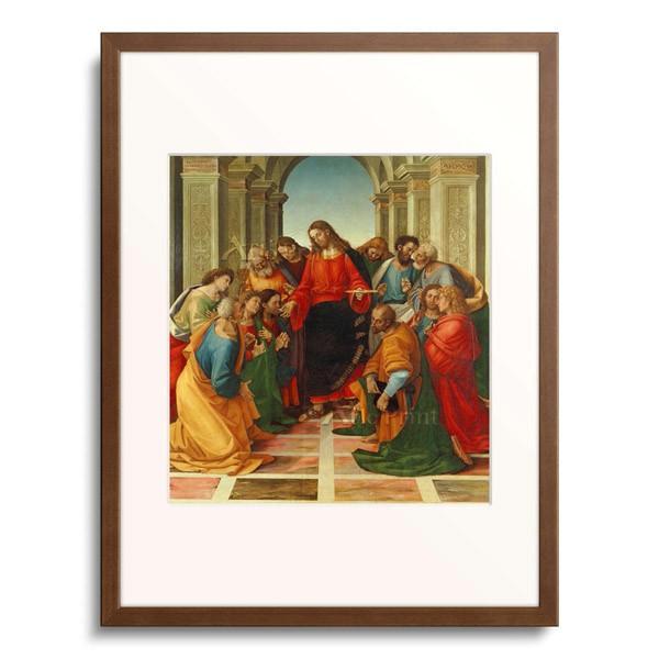 Artist:  Signorelli, Luca,ca. 1445/50-1523 Imagetitle:  Christus spendet den Aposteln das Abendmahl. 1512. Dimensions:  ...