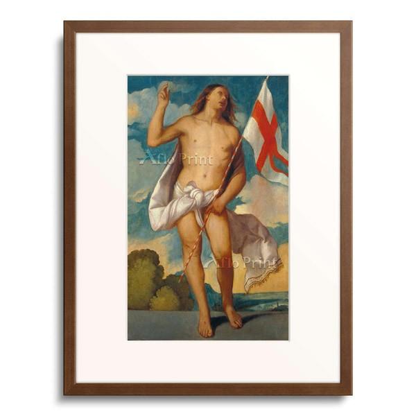 Artist:  Titian (Tiziano Vecellio),1487/90-1576 Imagetitle:  The Resurrection of Christ. Location:  Florenz, Galleria de...