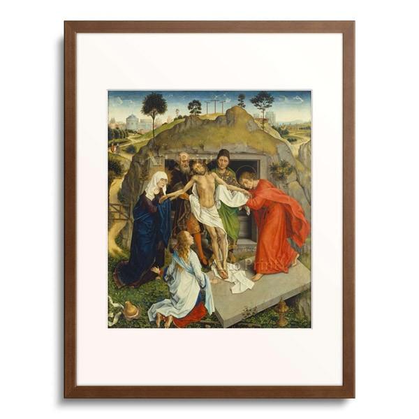 作家名:ロヒール・ヴァン・デル・ウェイデン ( 1399年 - 1464年 ) タイトル:キリストの埋葬 国籍:ネーデルランド ジャンル:初期ネーデルランド絵画　Artist: Weyden, Rogier van der,ca. 1399...