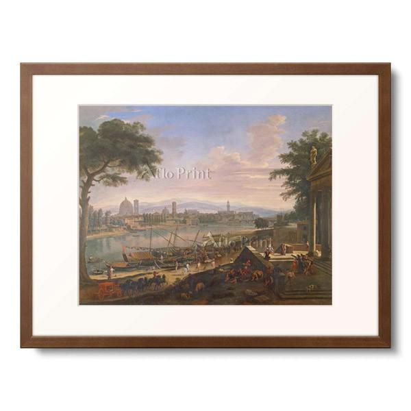 Artist:  Wittel, Gaspar Adriaens van,1653-1736 Imagetitle:  View of Florence with Pignone. Location:  Florenz, Palazzo P...