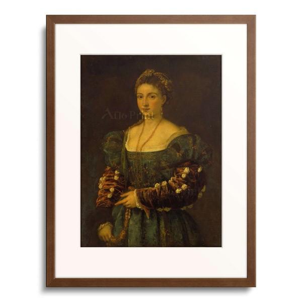 Artist:  Titian (Tiziano Vecellio),1487/90-1576 Imagetitle:  La Bella. Location:  Florenz, Palazzo Pitti