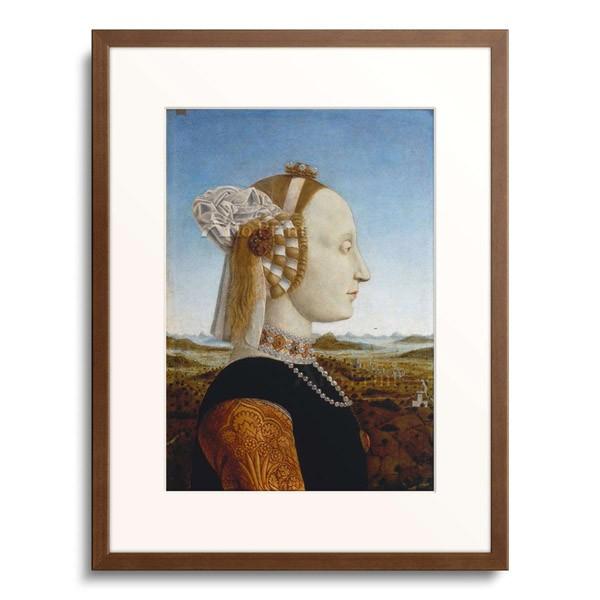 作家名:ピエロ・デラ・フランチェスカ (1416年頃-1492年)タイトル:ウルビーノ公夫妻の肖像(バッティスタ・スフォルツァの肖像)国籍: イタリア ジャンル:ルネサンス　初期ルネサンス、ウンブリア派　Artist: Piero dell...