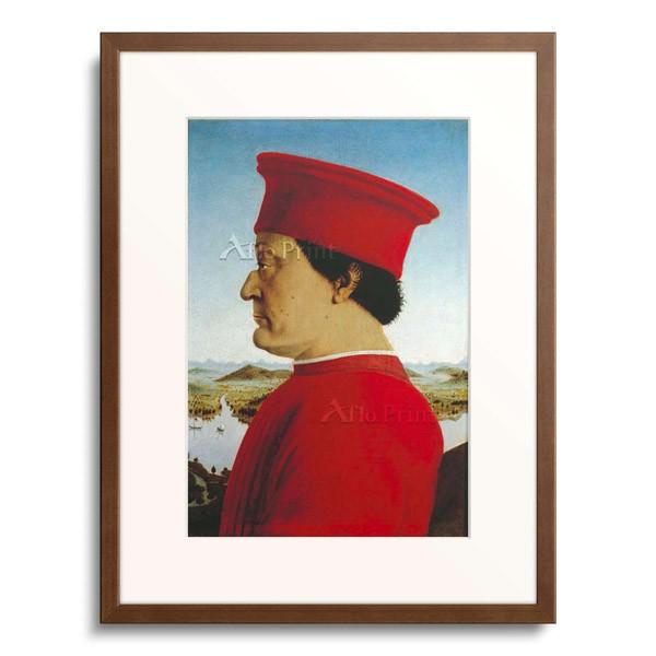 作家名:ピエロ・デラ・フランチェスカ (1416年頃-1492年)タイトル:ウルビーノ公夫妻の肖像(フェデリコ・ダ・モンテフェルトロの肖像)国籍: イタリア ジャンル:ルネサンス　初期ルネサンス、ウンブリア派　Artist: Piero d...