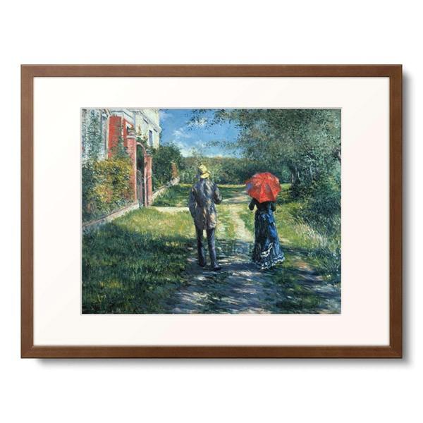 Artist:  Caillebotte, Gustave,1848-1894 Imagetitle:  Inclining path. 1881. Location:  Christie's Images Ltd