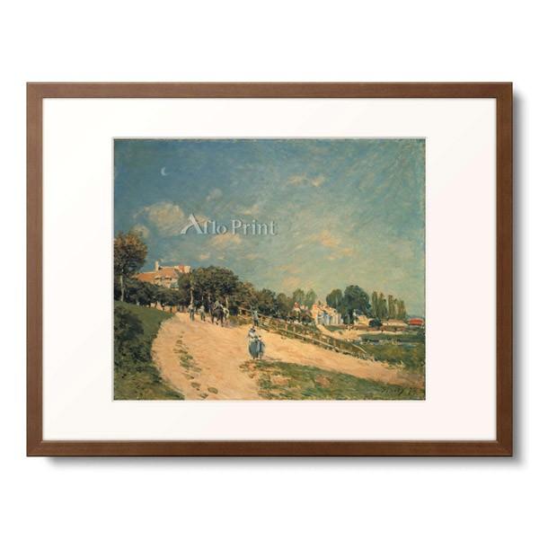 作家名： アルフレッド・シスレー  ( 1839年 - 1899年 ) ジャンル：  印象派 Artist:  Sisley, Alfred,1839-1899 Imagetitle:  Landscape near Andresy. 18...