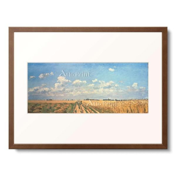 Artist:  Pissarro, Camille,1830-1903 Imagetitle:  Summer (cornfields, from: the four seasons). 1872/1873 Location:  Chri...