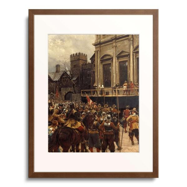 Artist:  Crofts, Ernest,1847-1911 Imagetitle:  Whitehall. 1890. Location:  Christie's Images Ltd