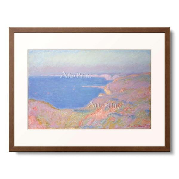 フランスの画家ジャンル　： 印象派 Artist:  Monet, Claude,1840-1926 Imagetitle:  Setting sun at Dieppe. 1897 Dimensions:  65,2 x 100 cm M...