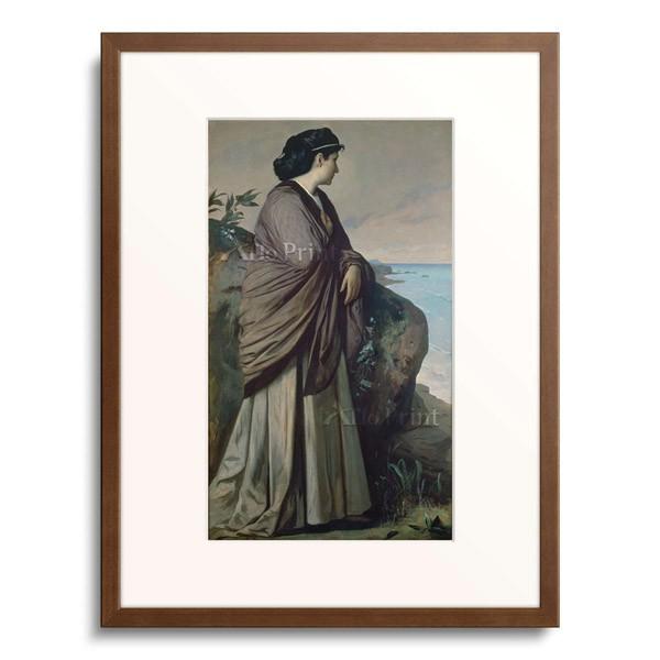 作家名:アンゼルム・フォイエルバッハドイツの画家新古典主義Artist: Feuerbach, Anselm,1829-1880 Imagetitle:At the Seaside (Modern Iphigenia). 1875 Dime...