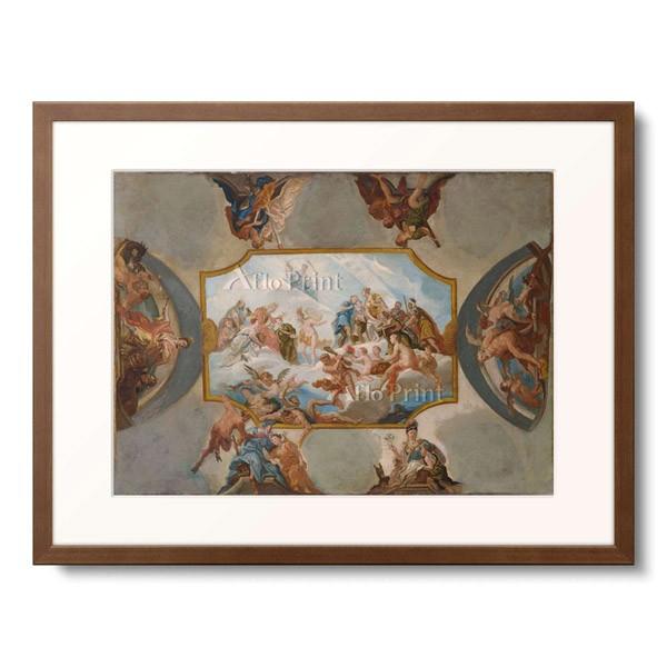 Artist:  Bellucci, Antonio,1654-1726 Imagetitle:  Homage rendered to the Prince Elector Johann Wilhelm Palatinate. Desig...