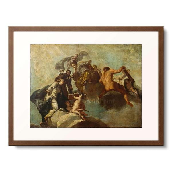 Artist:  Bellucci, Antonio,1654-1726 Imagetitle:  Allegory to the Patronage of the House of Palatinate-Neuburg for the S...