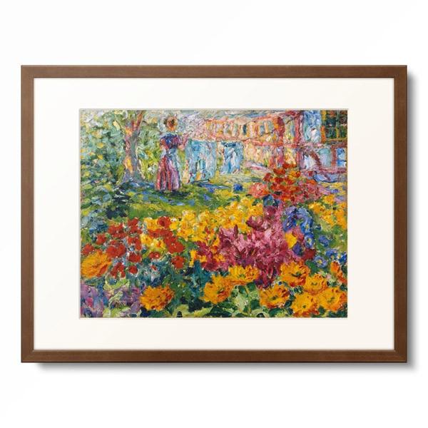 所蔵：クンストパラスト美術館Artist: Nolde, Emil,1867-1956 Imagetitle: Flower Garden (Girls with Laundry). 1908 Dimensions: 65,5 x 83,0...