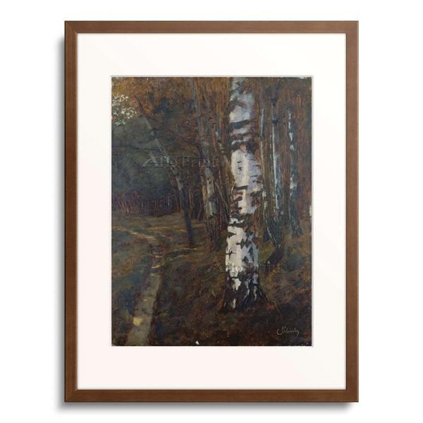 Artist:  Schuch, Carl,1846-1903 Imagetitle:  Birch forest in Ferch. 1878 od. 1881 Dimensions:  93 x 70 cm Medium:  oil/c...