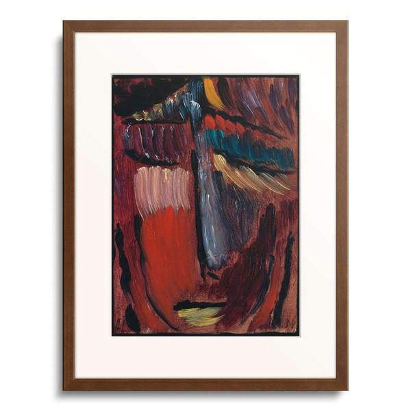 作家名:アレクセイ・フォン・ヤウレンスキーArtist: Jawlensky, Alexej von,1864-1941 ロシア　ドイツImagetitle:Christuskopf. 1934 Dimensions: 17,0 x 14,...