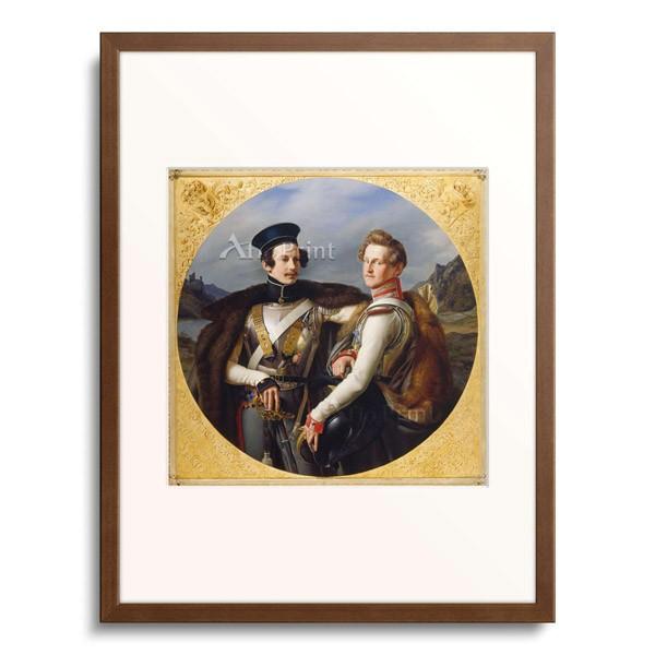 Artist:  Schadow, Friedrich Wilhelm von,1788-1862 Imagetitle:  Das Doppelbildnis der Prinzen Friedrich Wilhelm Ludwig vo...