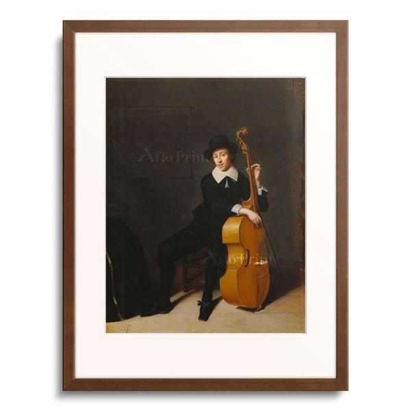 Artist:  Kamper, Godaert (Gotthard),about 1614-1679 Imagetitle:  Bildnis eines sitzenden Musikers mit seiner Viola da Ga...