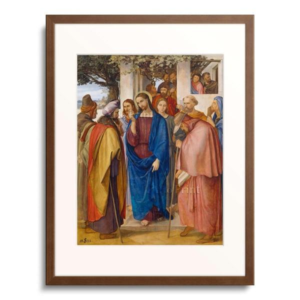 Artist:  Schnorr von Carolsfeld, Julius,1794-1872 Imagetitle:  Der Zinsgroschen. 1822 Dimensions:  56,0 x 43,4 cm Medium...