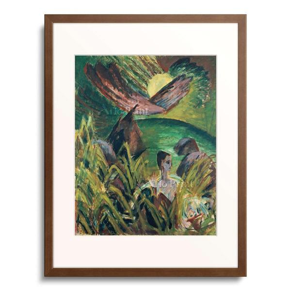 作家名:エルンスト・ルートヴィッヒ・キルヒナー  ( 1880年 - 1938年 ) 国籍:ドイツ ジャンル　ドイツの画家:ドイツ表現主義Artist: Kirchner, Ernst Ludwig,1880-1938 Imagetitle...