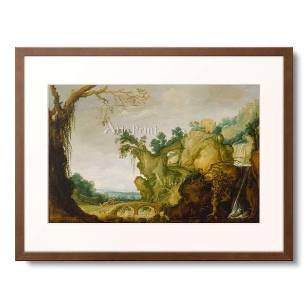Artist:  Geel, Jacob Jacobsz. van Imagetitle:  Landscape with the Temple of Tivoli. 1636 Dimensions:  33,5 x 55,5 cm Med...