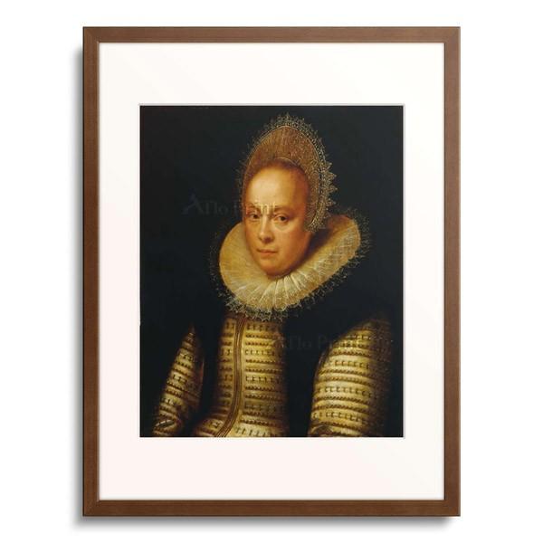 Artist:  Geldorp, Gortzius,1553-nach 1619,zugeschrieben Imagetitle:  Portrait of a woman oriented to the left, half-figu...
