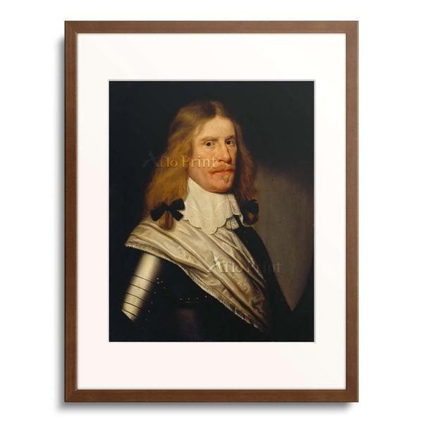 Artist:  Geest, Wybrand Simonsz. de,1592-1665(?) Imagetitle:  Portrait of a soldier, oriented to the right with harness ...