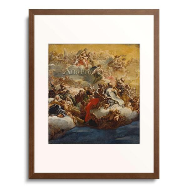 Artist:  Gaulli, Giovanni Battista (Baccicio),1639-1709 Imagetitle:  Saints and Angels on Clouds. (Sketch for the dome f...