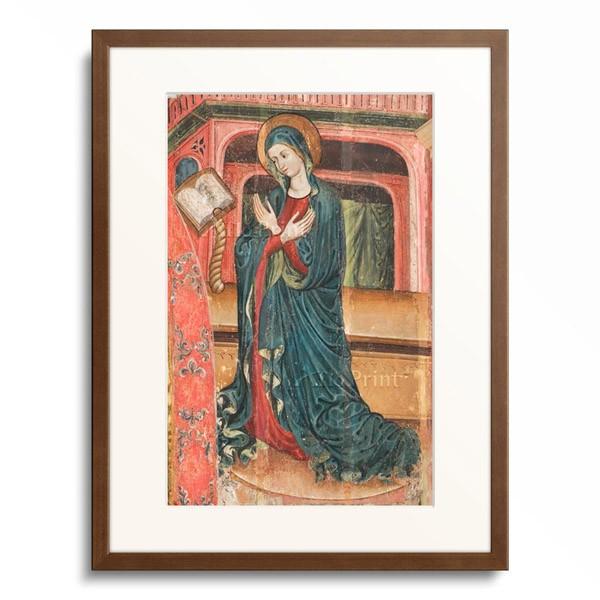 Imagetitle: Annunciation (see also image number 30137). Ca. 1500 Medium: Fresco Location: Piran (Slovenia), Church Mary ...