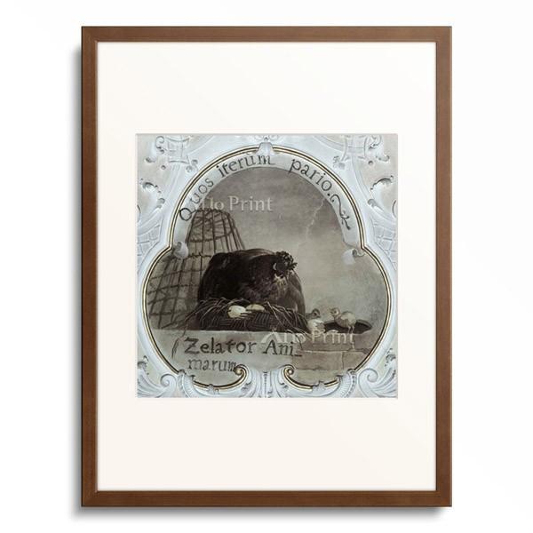 Artist: Holzer, Johann Evangelist,1709-1740 Imagetitle: The virtues of S. Antonius of Padua. As a hen takes care for its...