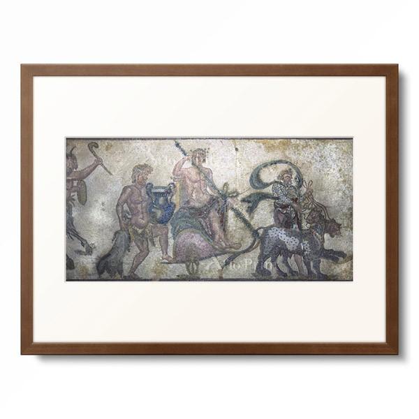 Artist: Greek Imagetitle: The triumphal procession of Dionysus. About 200 AC Medium: Mosaic Location: Cyprus, Kato Papho...