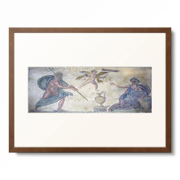 Artist: Greek Imagetitle: Poseidon and Amymone. About 200 AC Medium: Mosaic Location: Cyprus, Kato Paphos, House of Dion...