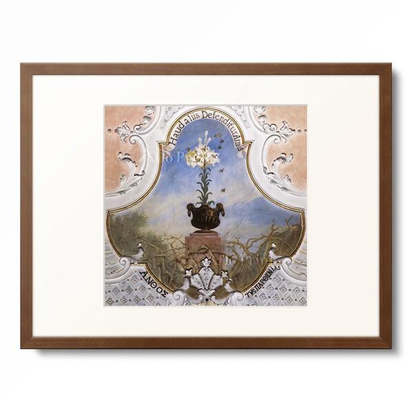 Artist: Holzer, Johann Evangelist,1709-1740 Imagetitle: The virtues of St. Antonius of Padua. A lily above thorns as a s...