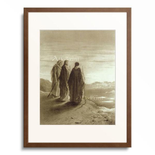 Artist: Dore, Gustave,(after) Imagetitle: The walk to Emmaus. Medium: Wood engraving