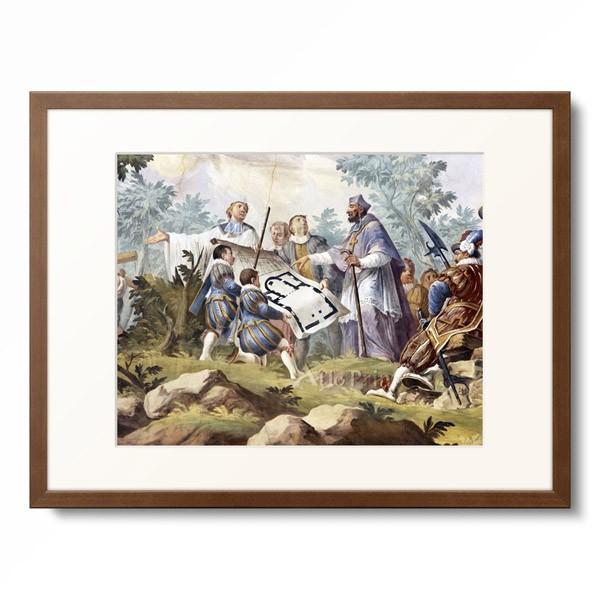 Artist: Wink, Christian,1738-1797 Imagetitle: Laying the foundation stone for the new church 1774. 1777 Medium: Fresco L...