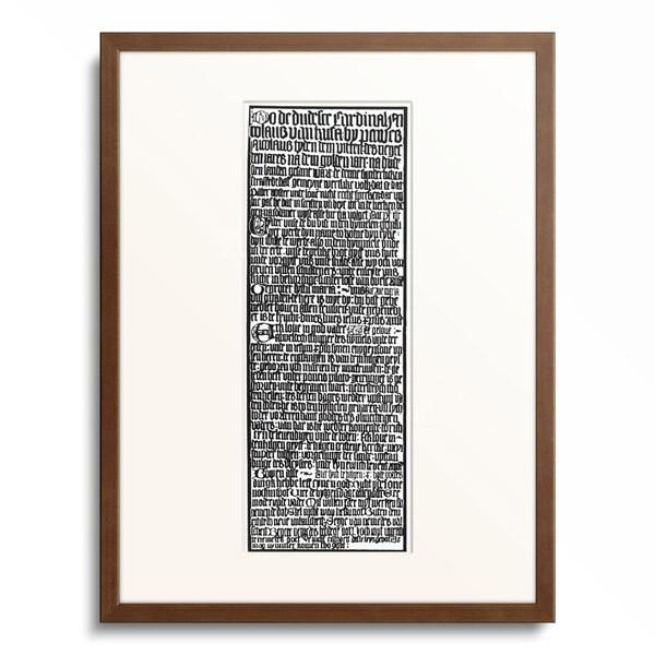 Imagetitle: Our Lords Prayer from the Lambertus church, Hildesheim. Dimensions: 155 x 60 cm Medium: on Panel Location: H...