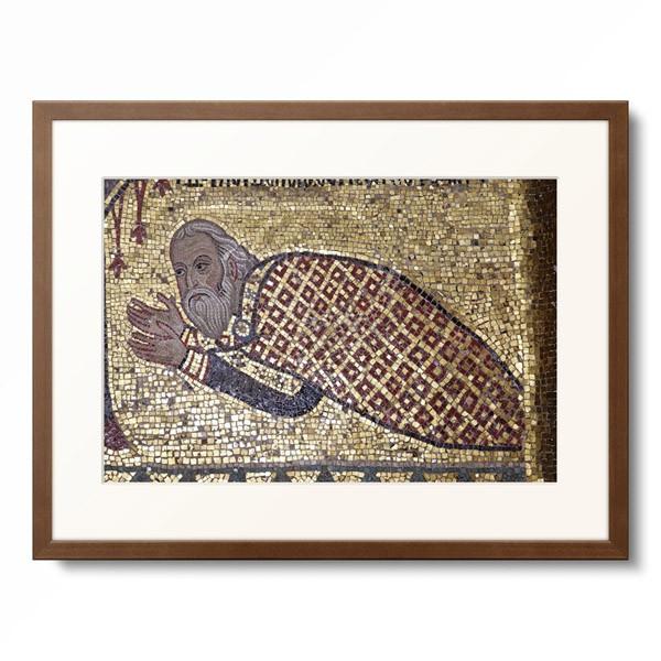 Artist: Byzantinisch Imagetitle: George of Antioch (Portrait of the donator). Medium: Mosaic Location: Palermo, La Marto...