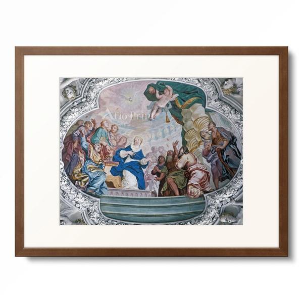 Artist: Zimmermann, Johann Baptist,1680-1758 Imagetitle: Pentecost. About 1711 Medium: Ceiling painting Location: Buxhei...
