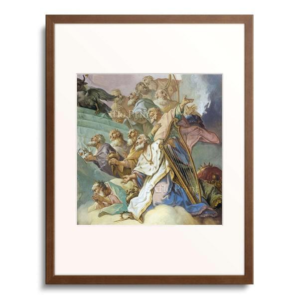 Artist:  Mages, Josef,1728-1769 Imagetitle:  King David with the harp. 1768-69 Medium:  Ceiling painting Location:  Ober...