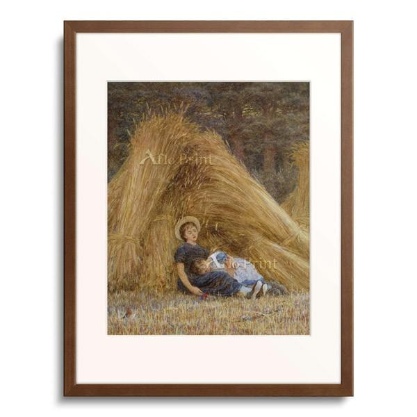 Artist:  Allingham, Helen,1848-1926 Imagetitle:  Past work. 1876 Medium:  Watercolour Location:  Private Collection