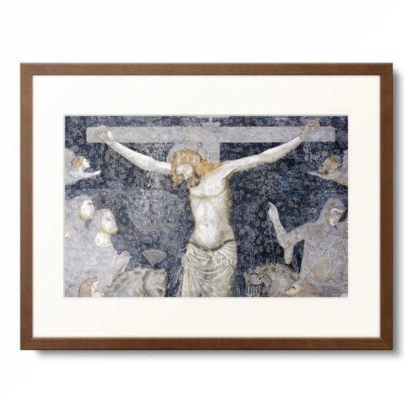 Artist: Giotto di Bondone,School of Giotto Imagetitle: Crucifixion. South wing, cloister Medium: Fresco Location: Bolzan...