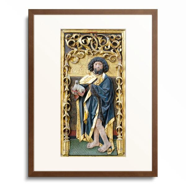 Artist: Klocker, Hans,before 1474 - after 1500 Imagetitle: John the Baptist. 1500 Location: Bozen, convent church Saint ...