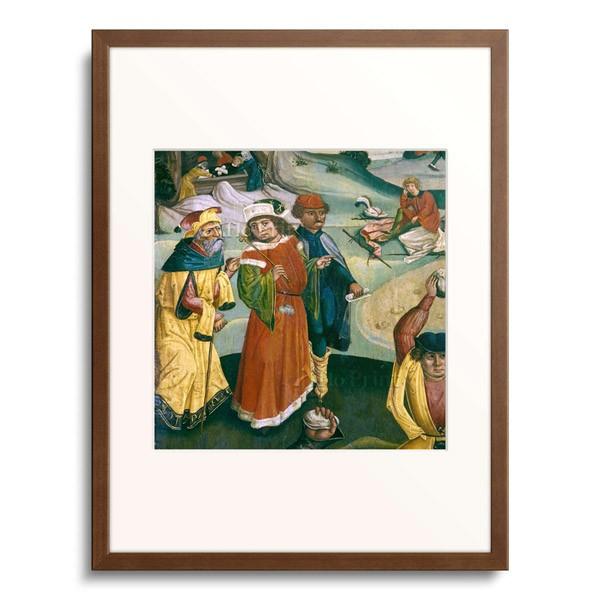 Artist:  Pollak, Jan,ca 1435-1519 Imagetitle:  Lapidation of Saint Stephanus, jewish rabbis, Saulus is watching the clot...