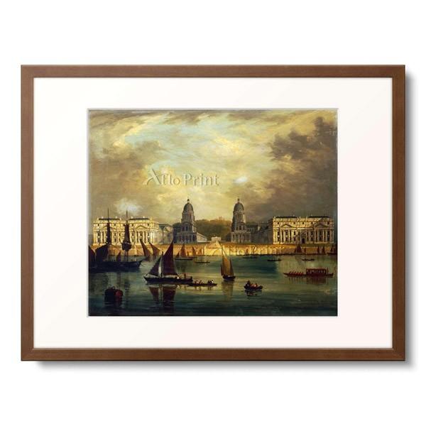 Artist:  Calvert, Frederick,ca. 1785-1844 Imagetitle:  A View Of Greenwich, from The River. (undated) Medium:  Oil/Canva...