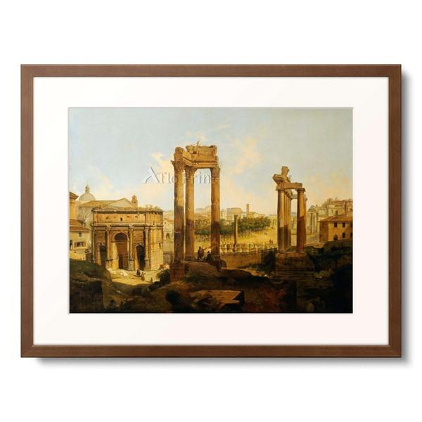 Artist:  Faure, Jean Victor Louis,1786-1879 Imagetitle:  The Forum, Rome. Medium:  Oil/Canvas Location:  Christie's Imag...