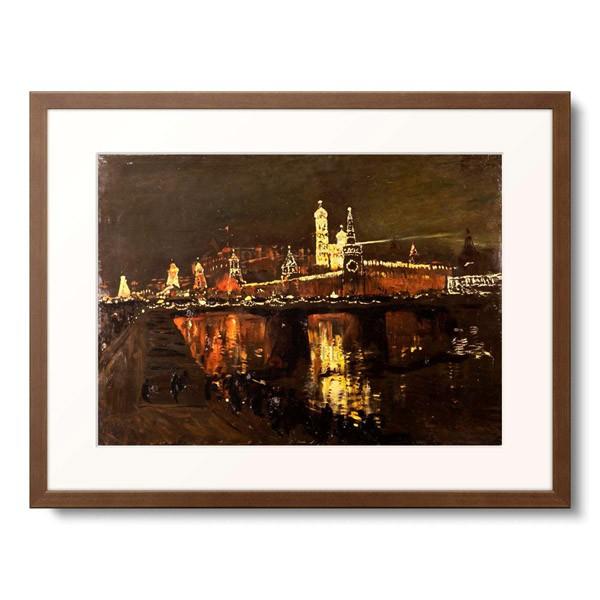 Artist:  Lewitan, Isaak Iljitsch,1861-1900 Imagetitle:  The Illumination of The Kremlin. 1896 Medium:  Oil/Wood Location...
