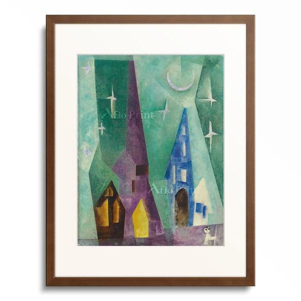 Artist: Feininger, Lyonel,1871-1956 Imagetitle: Silbersternbild. 1924 Dimensions: 52,4 x 40,4 cm Medium: Oil/Canvas Loca...