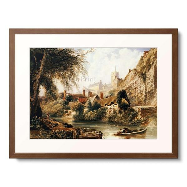 Artist:  Wint, Peter de,1784-1849 Imagetitle:  Knaresborough. Medium:  Aquarell uber Bleistift Location:  Christie's Ima...