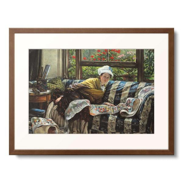 Artist:  Tissot, James Jacques,1836-1902 Imagetitle:  The Japanese Scroll. (undated) Dimensions:  38,7 x 57,2 cm Medium:...