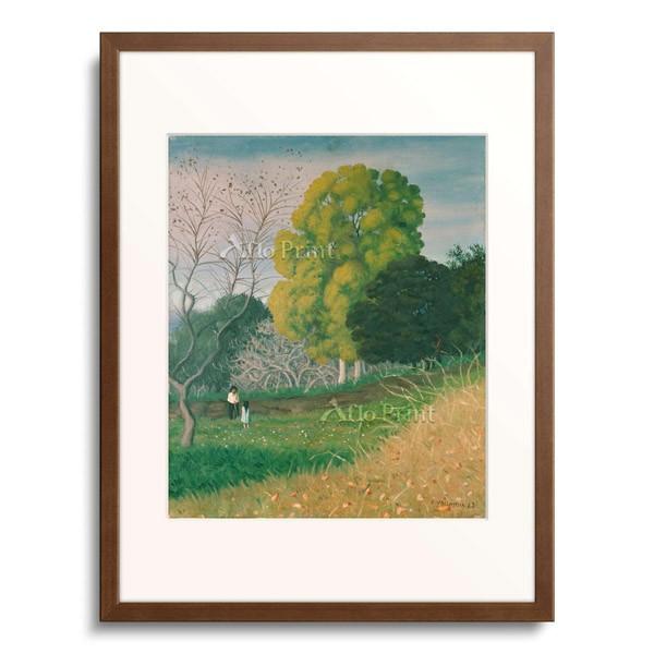 作家名:フェリックス・ヴァロットン　( 1865年 - 1925年 ) 国籍:スイス ジャンル:ナビ派     Artist: Vallotton, Felix,1865-1925 Imagetitle:The Green Tree, Ca...