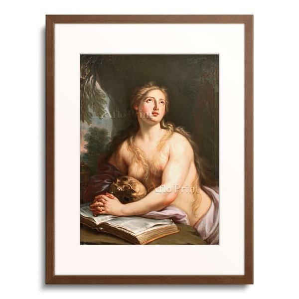 Artist:  Pesci, Girolamo,1679-1759 Imagetitle:  The Penitent Saint Mary Magdalene. 1732 Dimensions:  96,7 x 72,3 cm Medi...